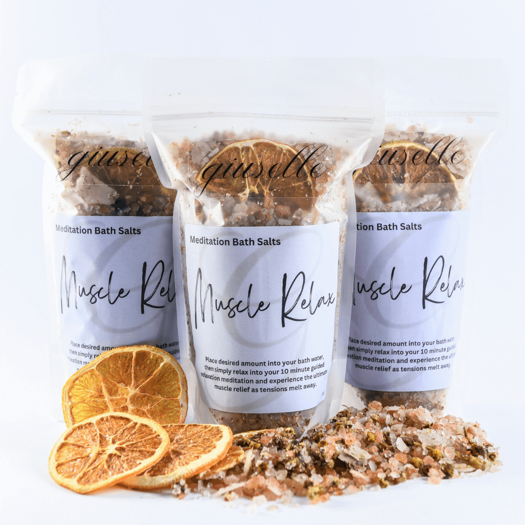 Meditation Bath Salts – Muscle Relax – Giuselle