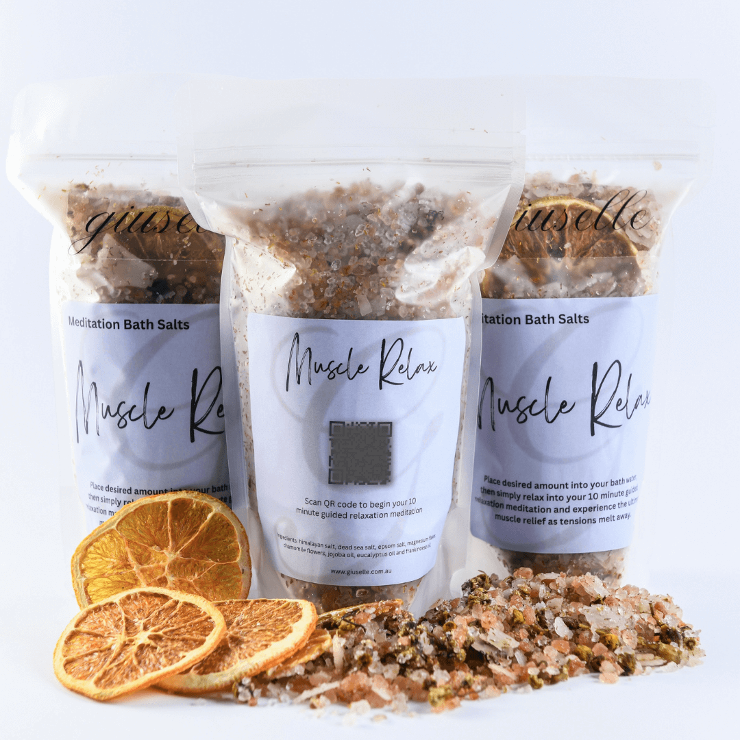 Meditation Bath Salts – Muscle Relax – Giuselle